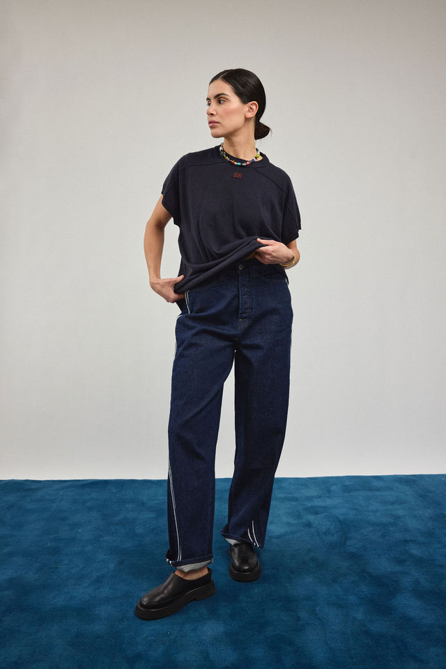 PINSTRIPE TRACK DENIM – James Street Co