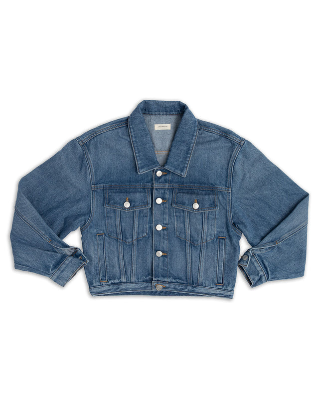 JS DENIM JACKET - MID WASH – James Street Co